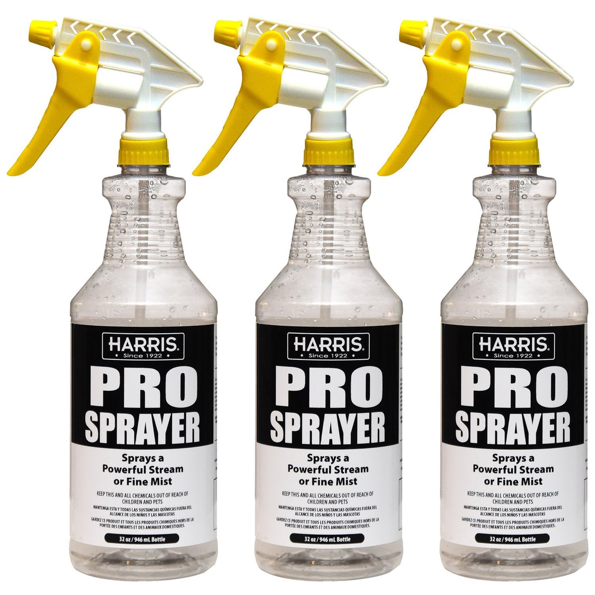 Harris Professional Spray Bottles, 3-Pack (32 fl. Oz) - Grove City, PA ...